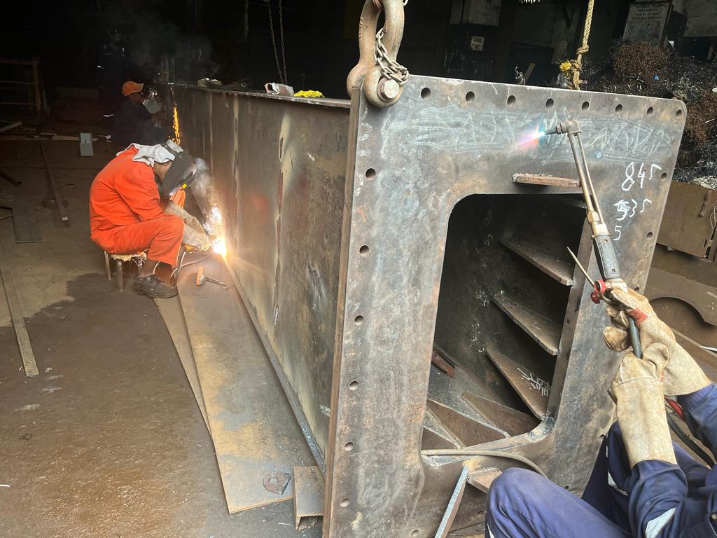 Fabrication of Crane Boom (15 Ton SWL) - SSK Engineering Works